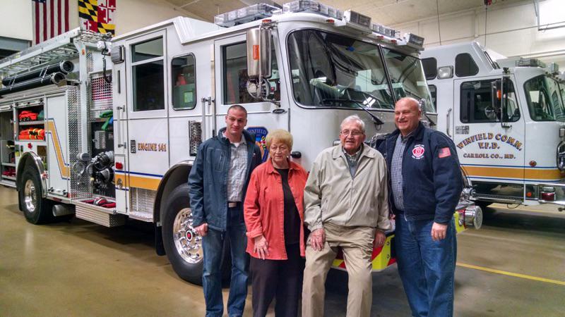 Engine 141 Placed in Service & Dedicated to Earl "Dick" Baker for 50 ...